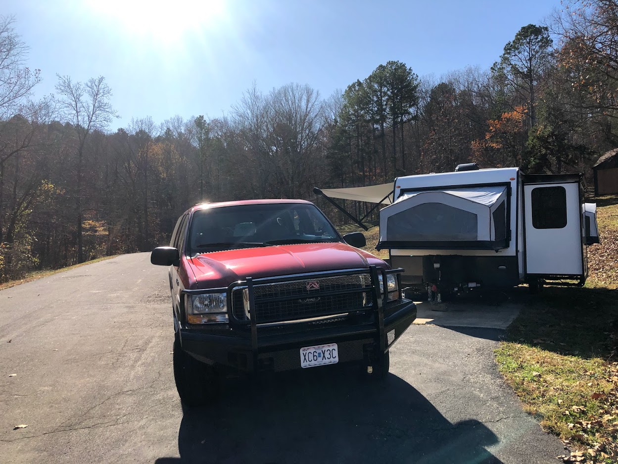Ford Excursion - Initial Towing Test - MurphysonaRoll - Rockwood Ro