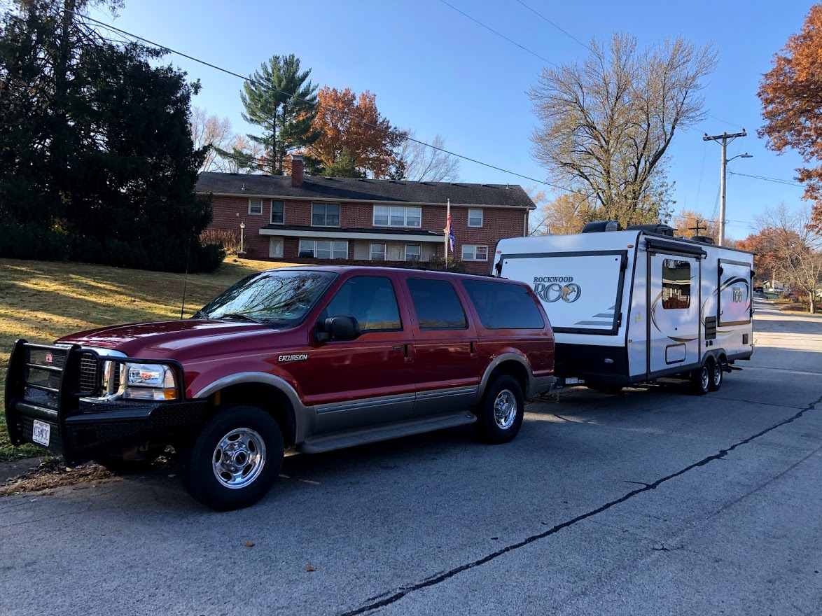 Ford Excursion - Initial Towing Test - MurphysonaRoll - Rockwood Ro
